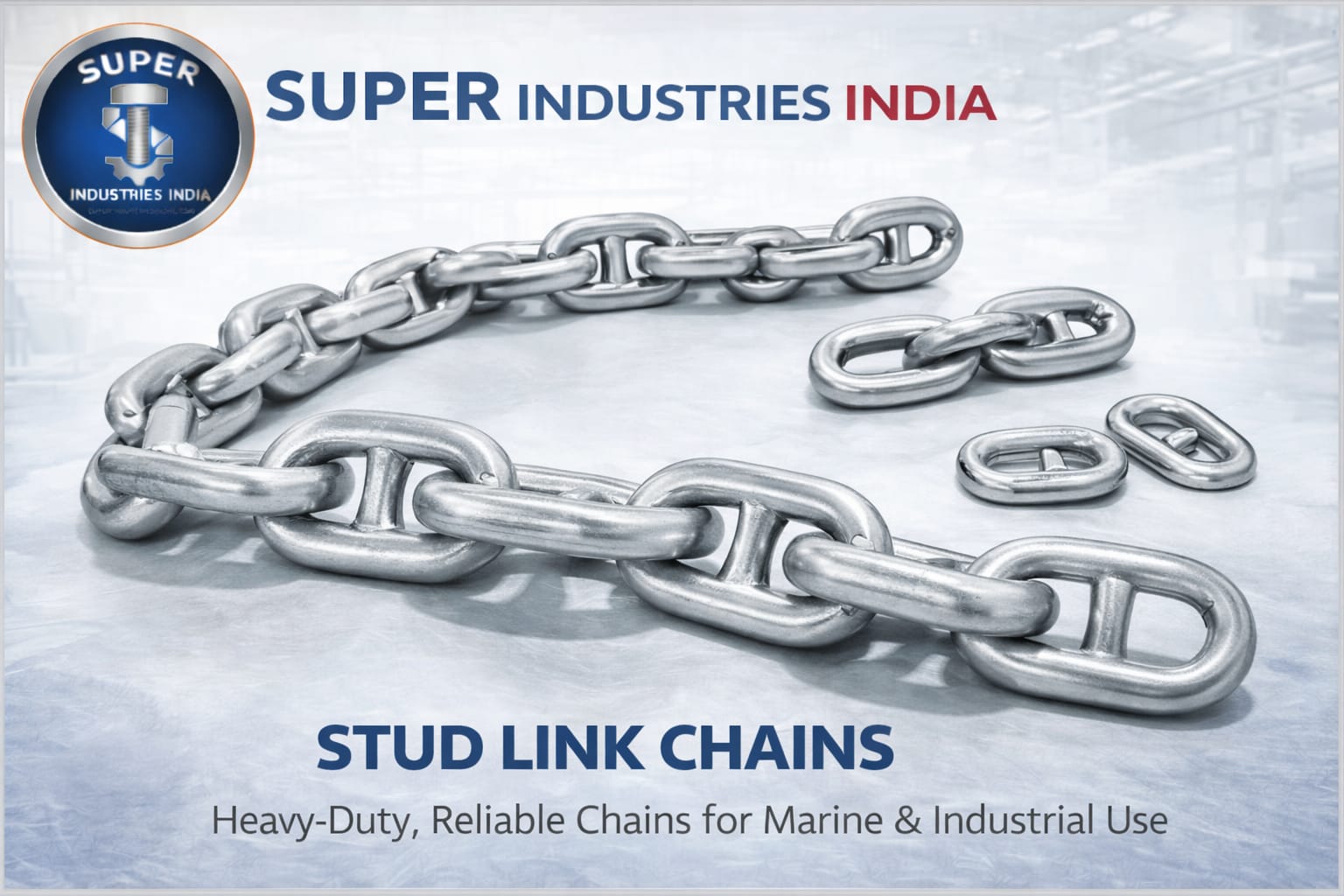 Stud Link Chains: Essential for Marine Security